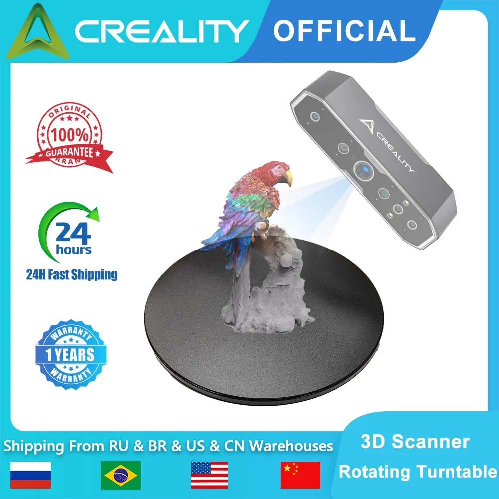Creality-3D-Scanner-Turntable-8-Inches-Rotating-Turntable-Display-Stand ...