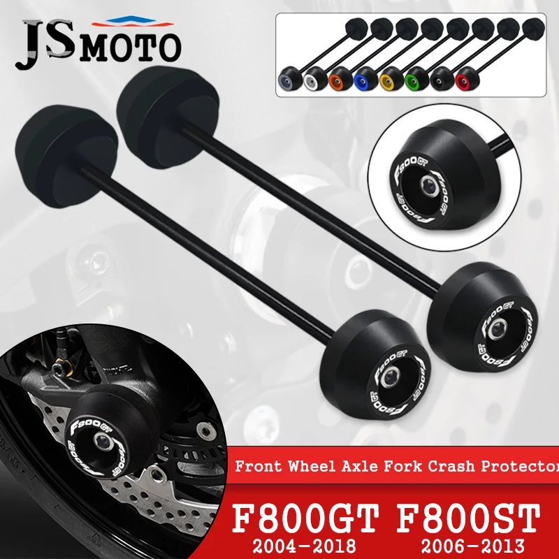 Motorcycle CNC Front Wheel Axle Fork Slider Anti Crash Falling Protector Pad For BMW F800GT ...