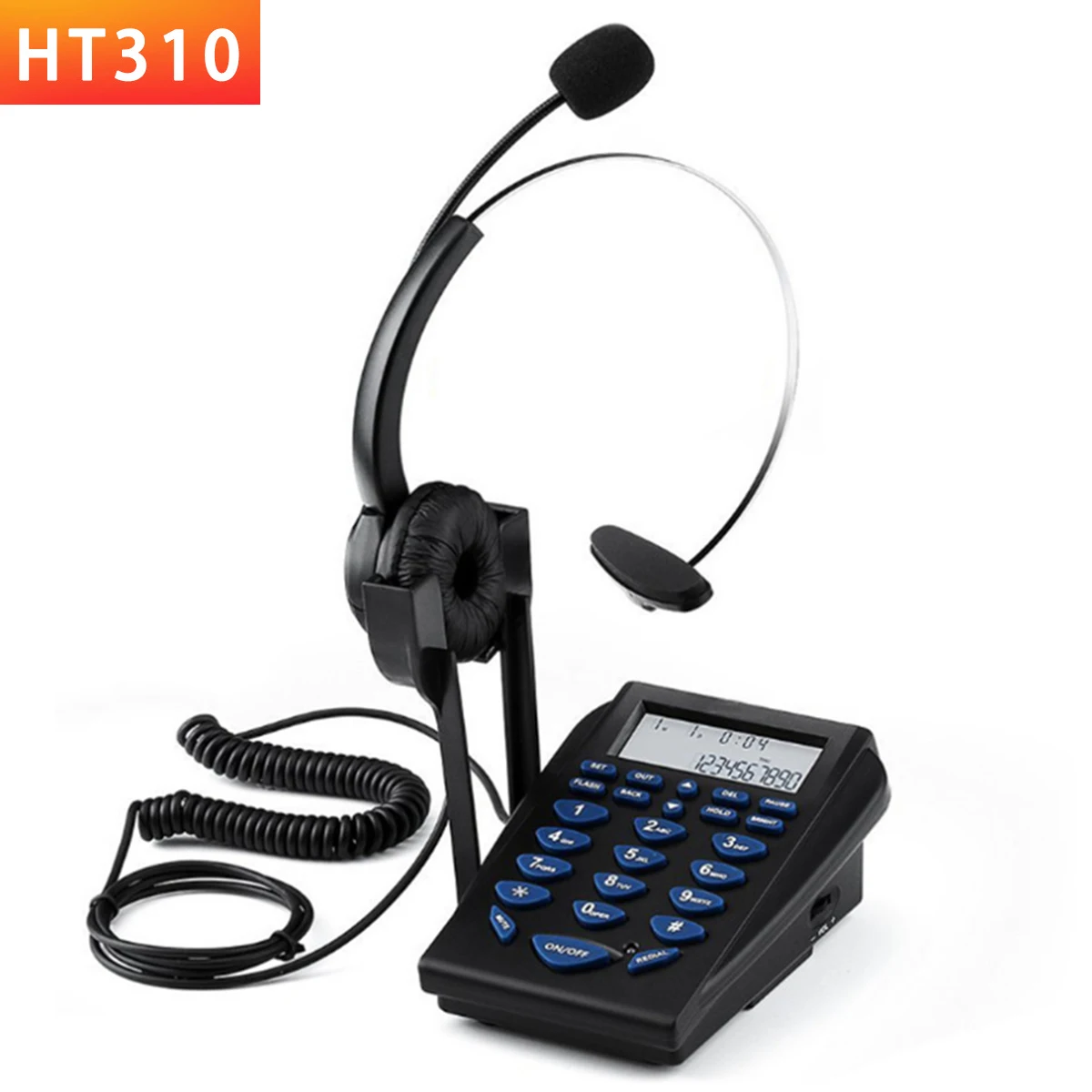 Call-Center-Telephone-Dialpad-Corded-Telephone-with-Noise-Cancelling ...