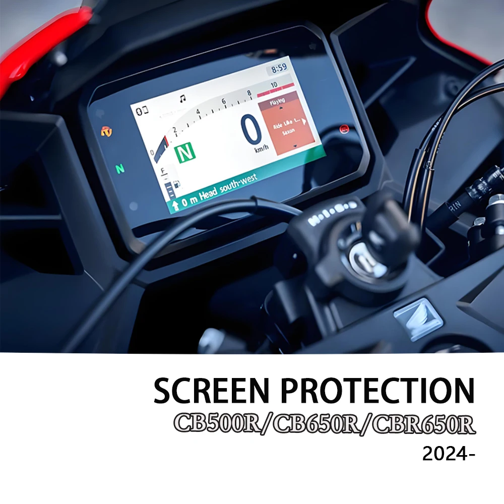 For-Honda-CB500R-CB650R-CBR650R-2024-Motorcycle-Screen-Protection-Anti ...