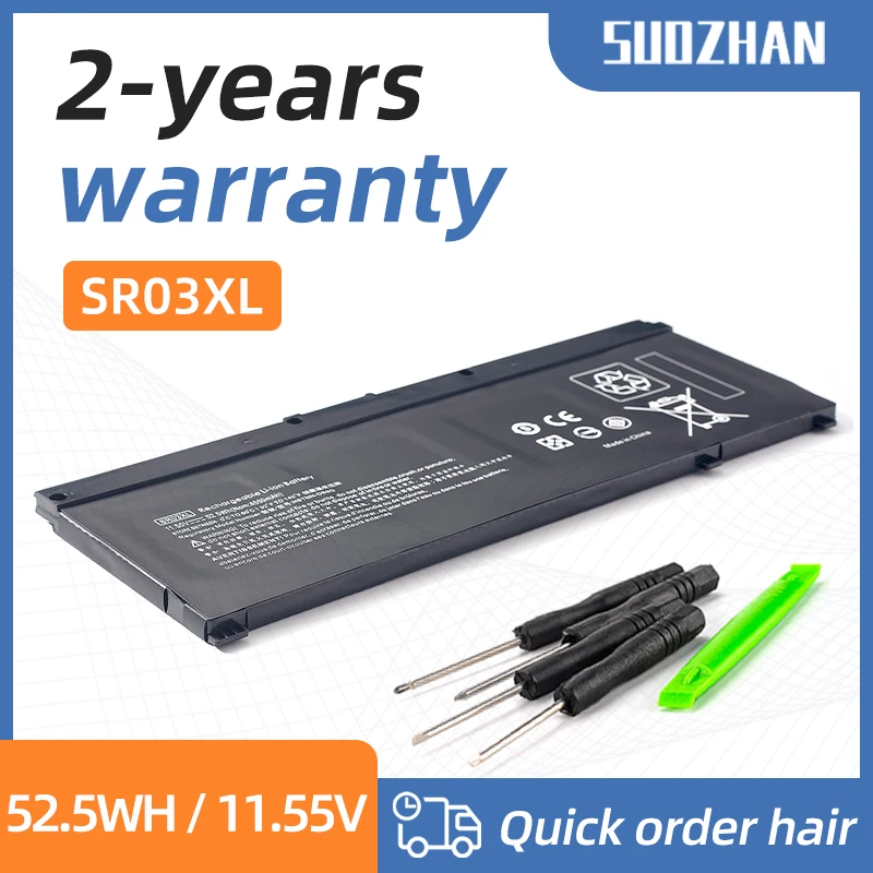 SUOZHAN-SR03XL-L08934-2B1-L08855-855-Laptop-Battery-For-HP-OMEN-15-CE ...