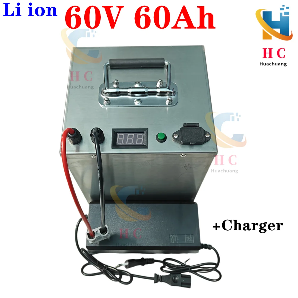 60v-60ah-lithium-ion-battery-BMS-16s-li-ion-for-6000W-bike-Tricycle ...