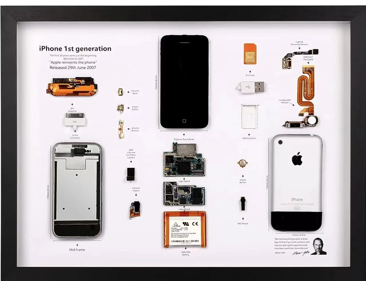 Artwork-Gifts-Apple-Original-Generation-Apple-1-Generation-Framed ...