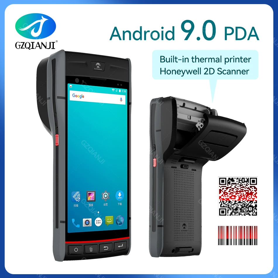 NEW-Handheld-PDA-Android-9-0-Rugged-POS-Terminal-1D-2D-Barcode-Scanner ...