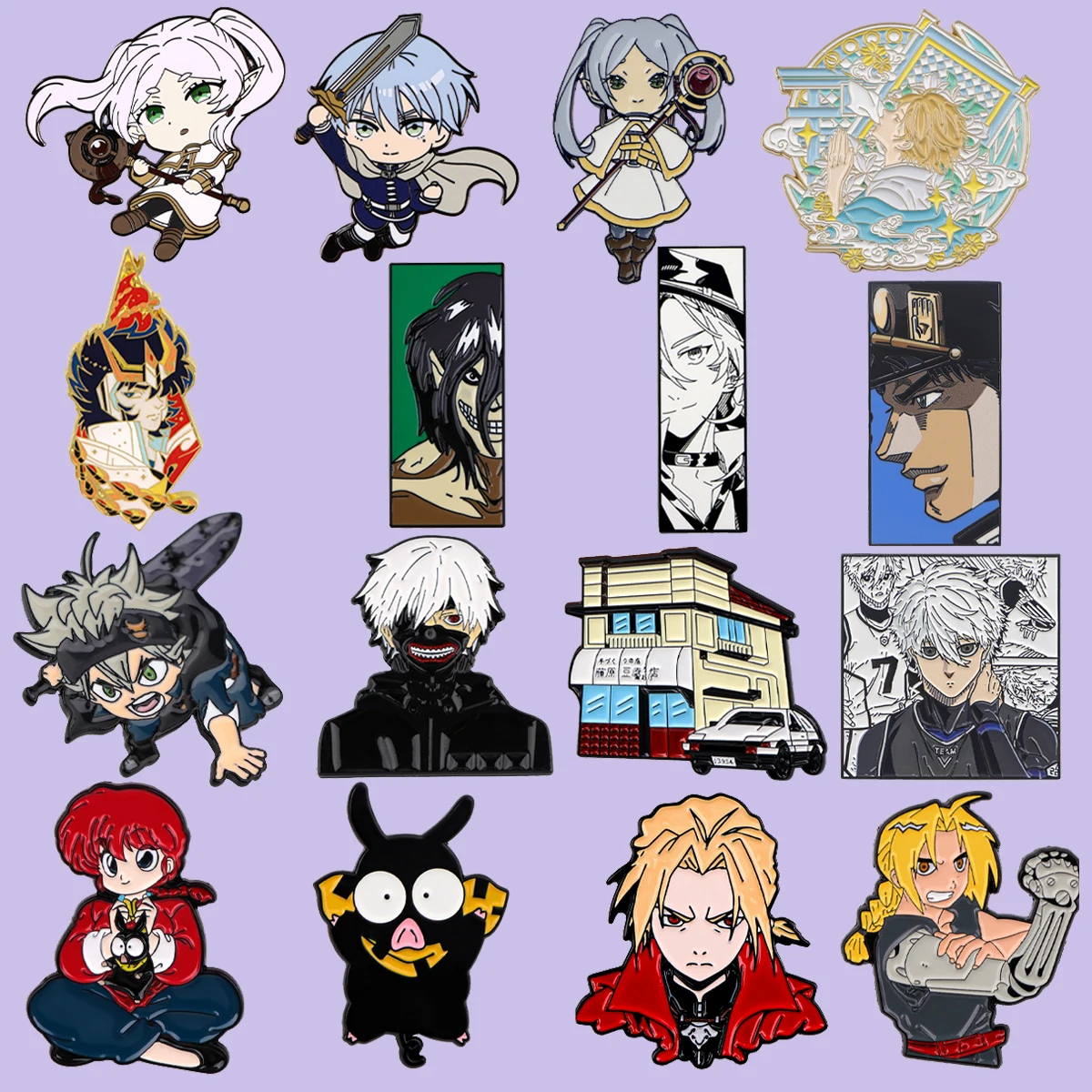 Cool Enamel Pin Japanese Anime Lapel Pins For Clothing Jeans Badges On ...