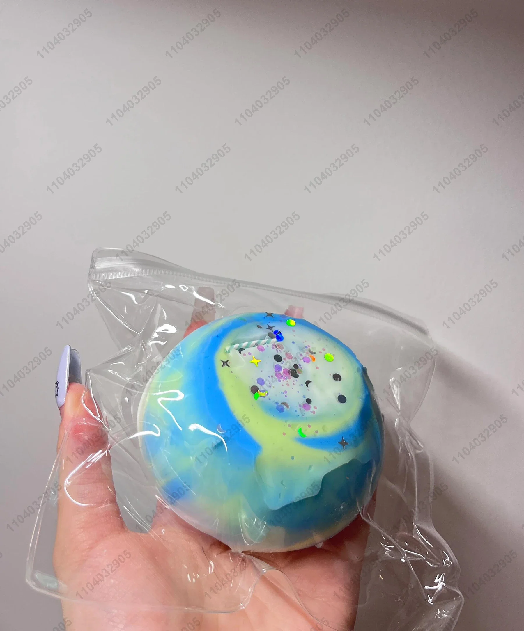 Oil-Painting-Color-Mochi-Taba-Squishy-Silicone-Sky-Blue-Grass-Green ...