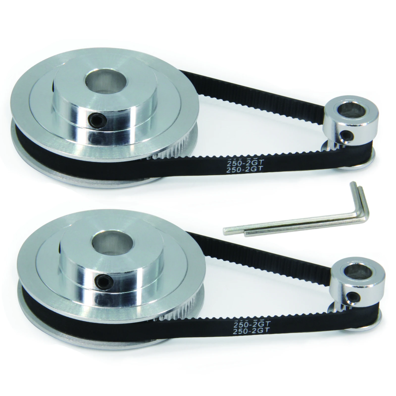 2-Sets-GT2-Synchronous-Wheel-20-80-Teeth-12mm-Bore-Aluminum-Timing ...