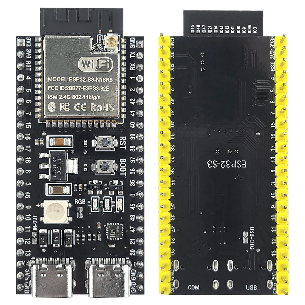 NEW ESP32 S3 Development Board with IPEX 2.4G Wifi BT Module for AI IOT DIY ESP32-S3WROOM1 N16R8 ...