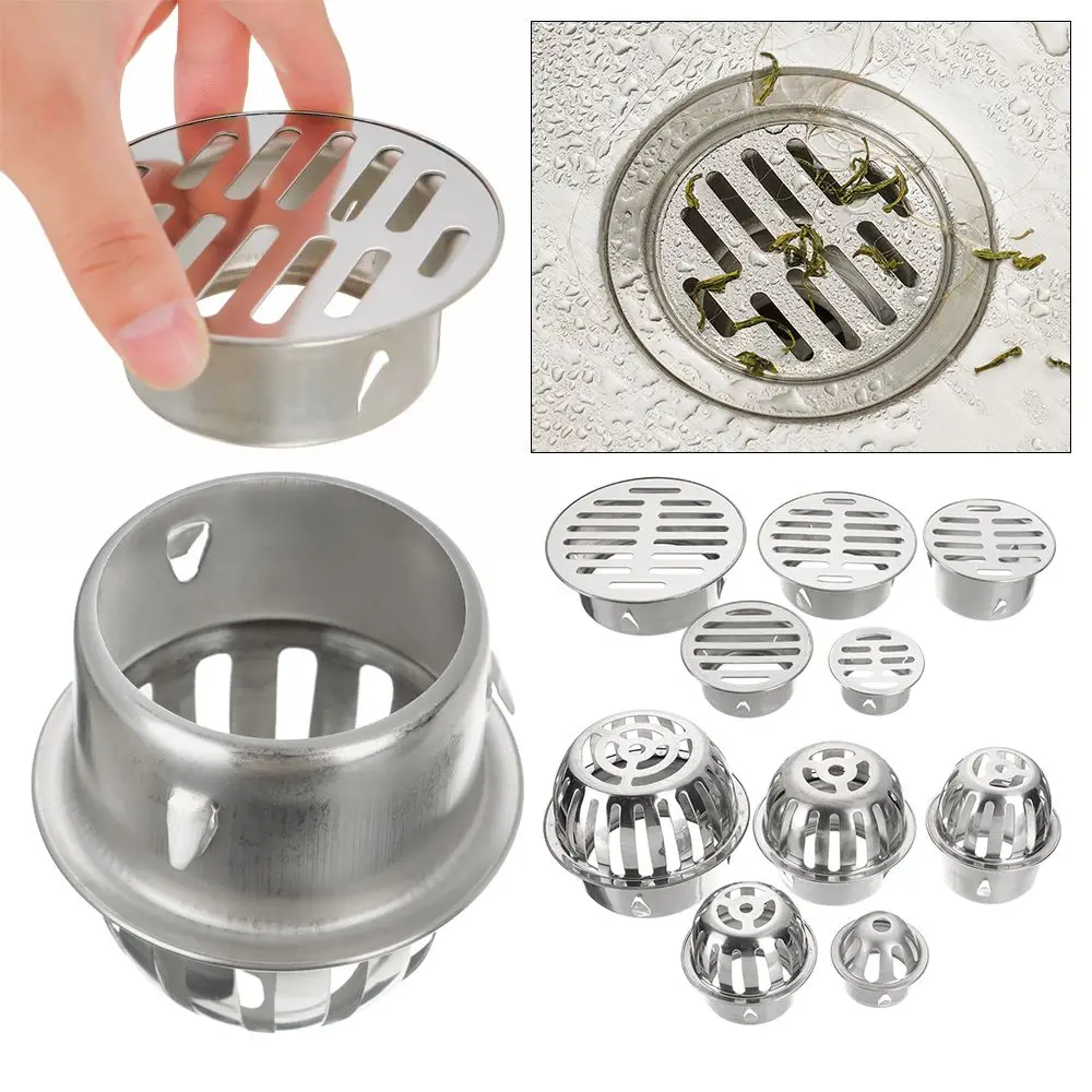 Useful-Anti-blocking-Stainless-Steel-Rain-Pipe-Cap-Roof-Floor-Drain ...
