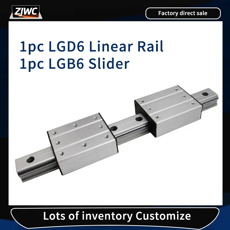 1pc-External-Dual-axis-Roller-26mm-Linear-Guide-LGD6-Linear-Rail-Guides ...