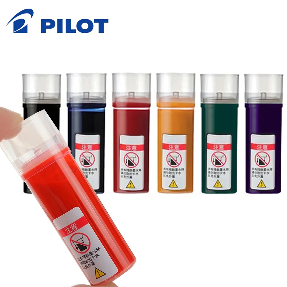 6 Pcs PILOT Whiteboard Marker Ink WBS-VBM Large Capacity Ink Bladder ...