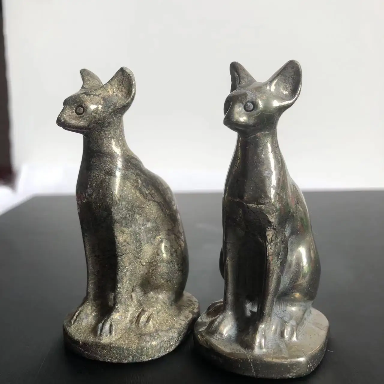 Wholesale-7-5cm-Pyrite-Egyptian-Cat-Statue-Natural-Crystal-Carved-Cat ...