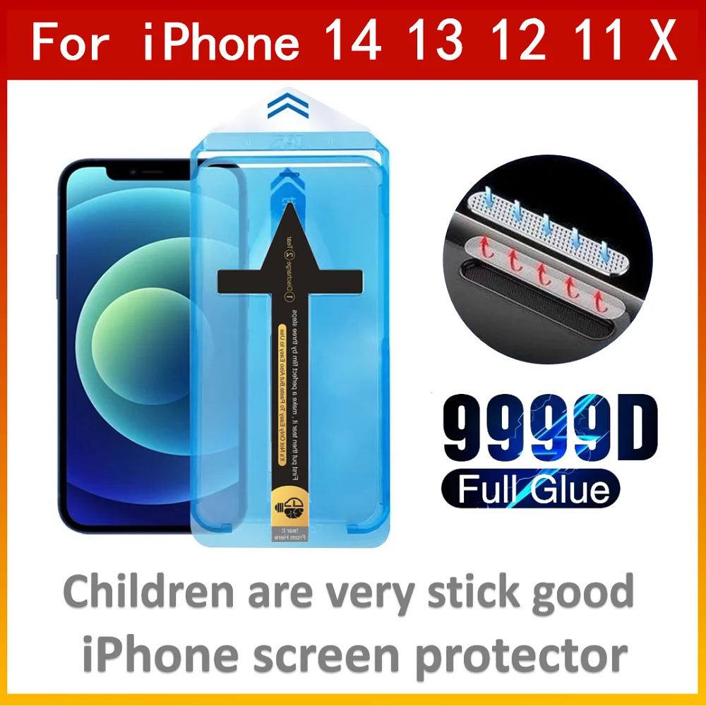 Iphone 13 Pro Max 12 Dust-free Mobile Phone Film Screen Protector Glass ...