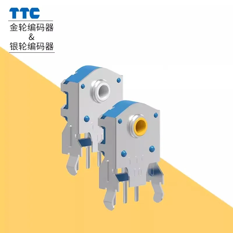TTC-Dustproof-Rotary-Mouse-Scroll-Codificador-de-roda-de-prata-dourada ...
