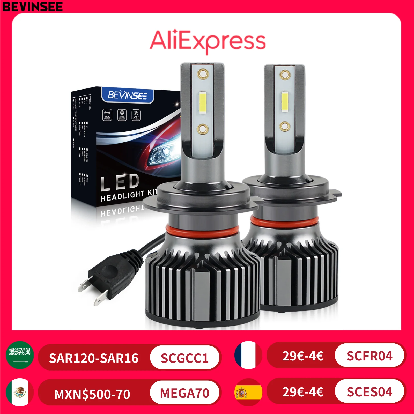 Bevinsee-H7-H4-LED-Headlight-H11-H1-H3-H8-HB3-9005-HB4-9006-LED-Lights ...