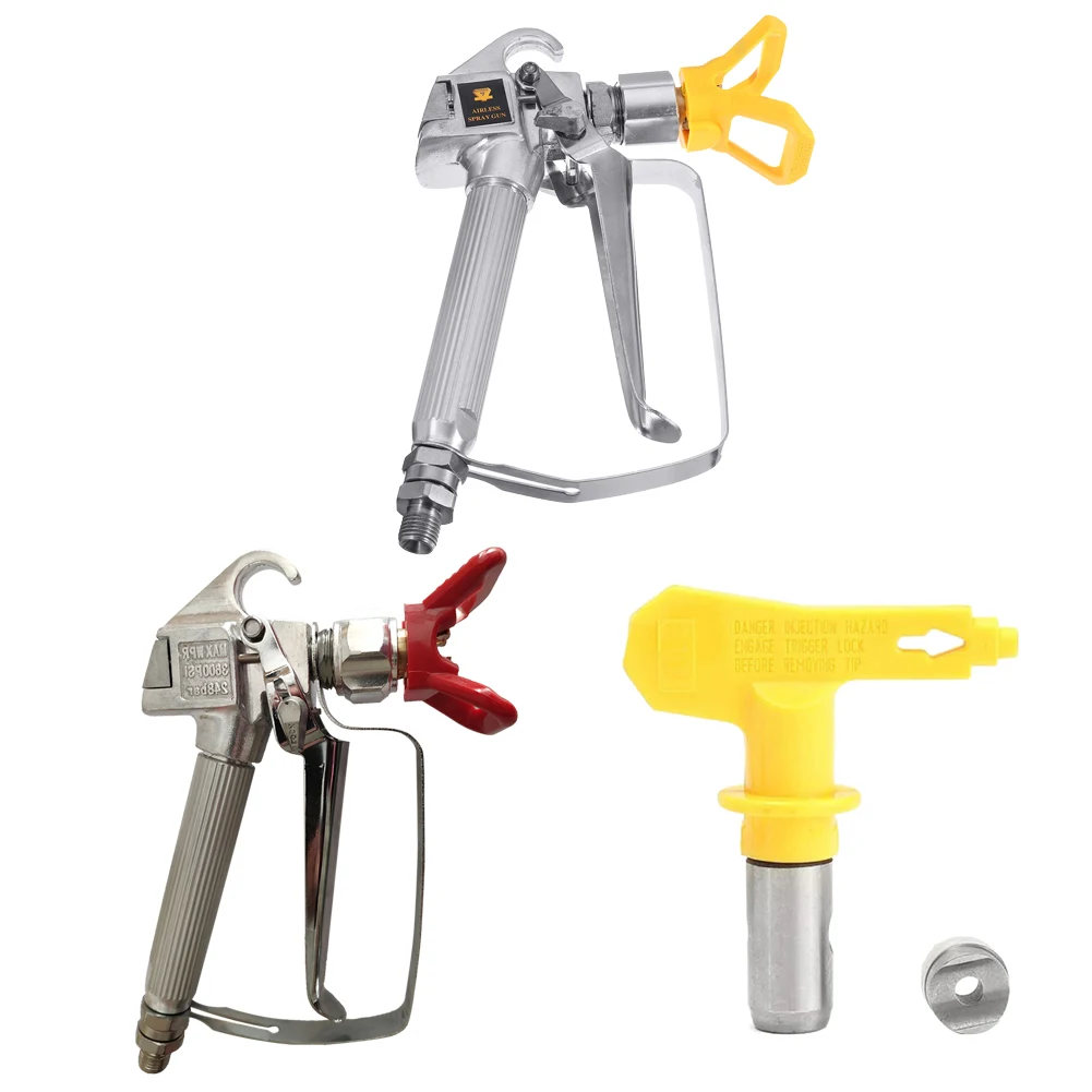 Universal-Spray-Gun-Quick-Edge-Airless-Paint-Sprayer-3600psi-Tungsten ...