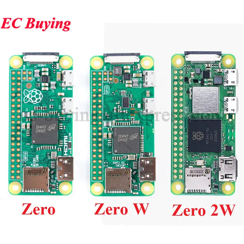 Raspberry Pi Zero/ZERO W Zero 2W with WIFI Wireless Bluetooth-compatible BLE Module 1GHz CPU ...