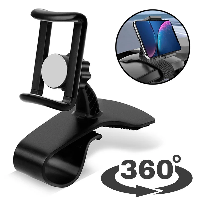 Universal-Dashboard-Car-Phone-Holder-Easy-Clip-Mount-Stand-GPS-Display ...