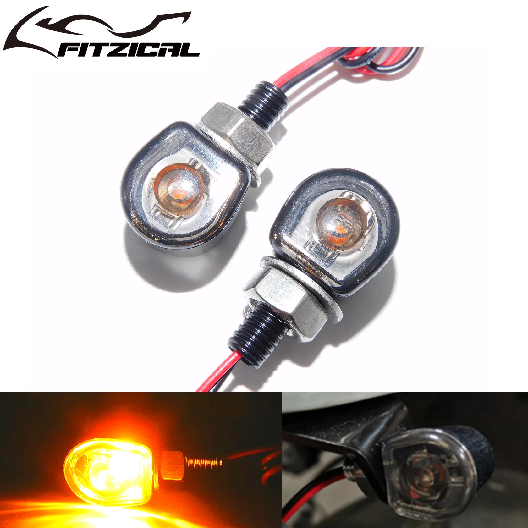 Motorcycle-8mm-Mini-LED-Turn-Signal-Indicator-Black-Blinker-Lights ...