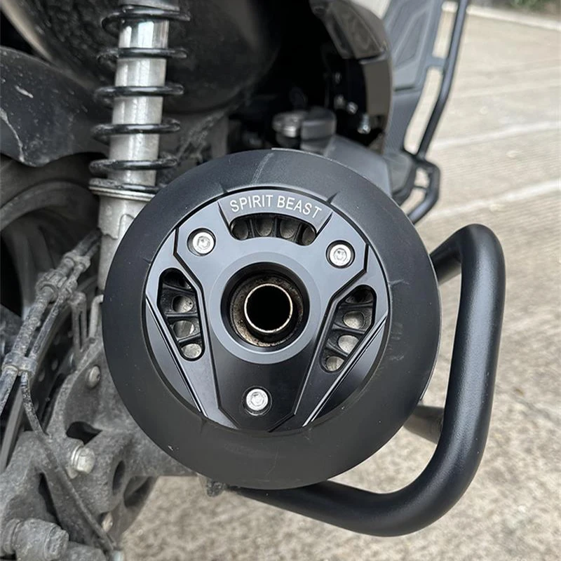 Motorcycle-Exhaust-Hood-Guards-Cover-Rear-Trim-Decorative-Cover-Pipe ...