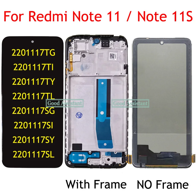 Repair-TFT-Black-6-43-For-Xiaomi-Redmi-Note-11-Redmi-Note-11S-LCD ...