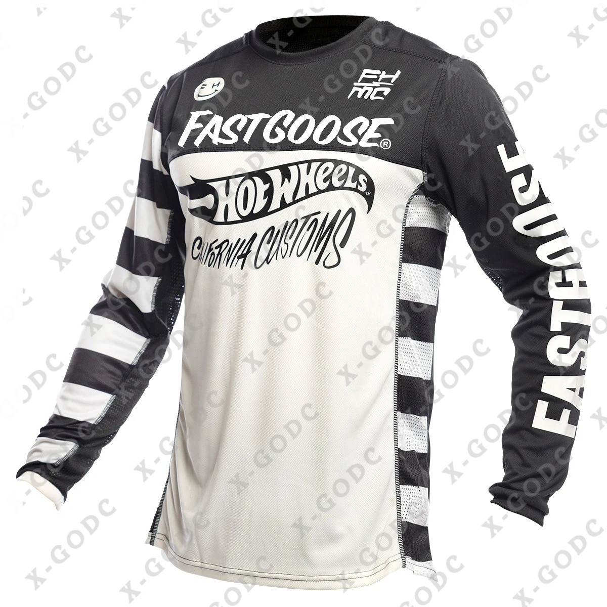 FASTGOOSE-Motocross-secagem-r-pida-Jersey-manga-comprida-Downhill ...