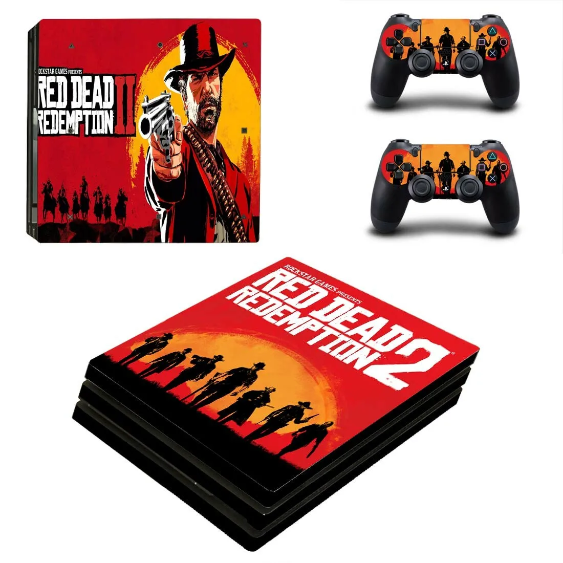 Red Dead Redemption 2 PS4 Pro Skin Sticker Decals Cover For PS4 Pro ...