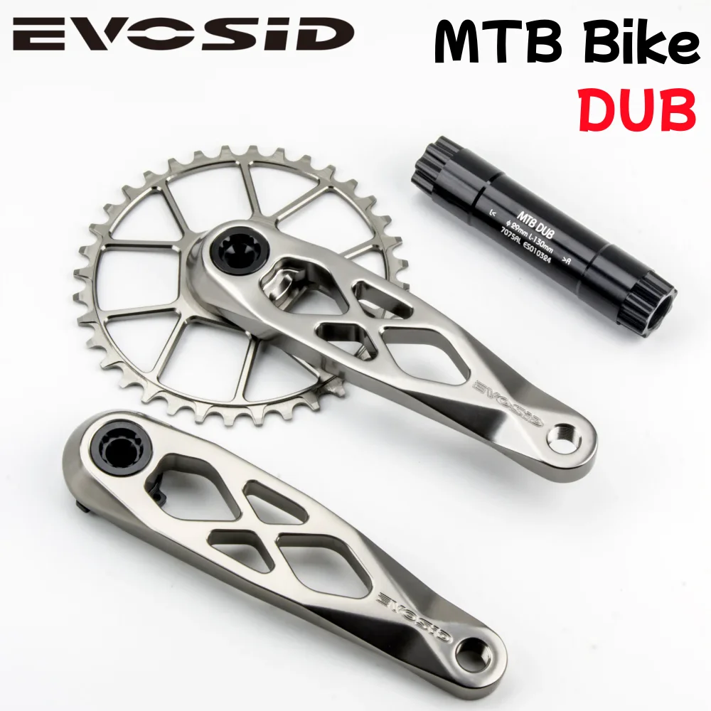 EVOSID-Ultralight-MTB-Bike-Crank-165mm-DUB-Axis-29mm-Mountain-Bicycle-Crankset-170mm-3-nail ...
