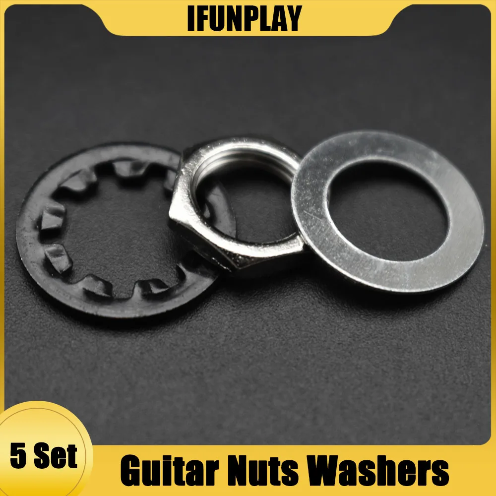 5Sets-Guitar-Nuts-Washers-Lock-washers-for-US-CTS-Pots-Switchcraft ...