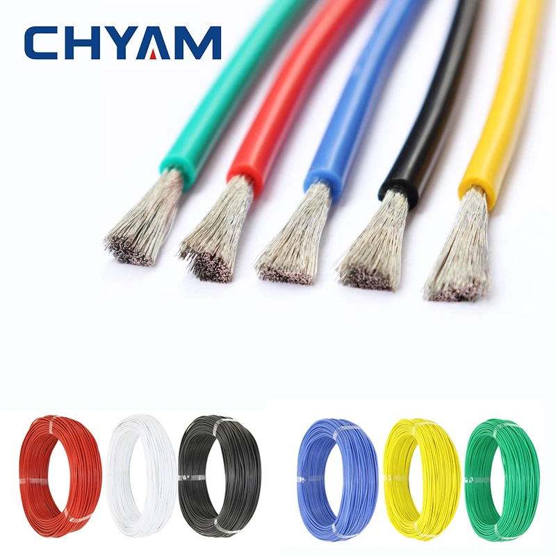 Heat resistant Cable Wiring Soft Silicone Wire 12AWG 14AWG 16AWG 18AWG 20AWG 22AWG 24AWG 26AWG ...