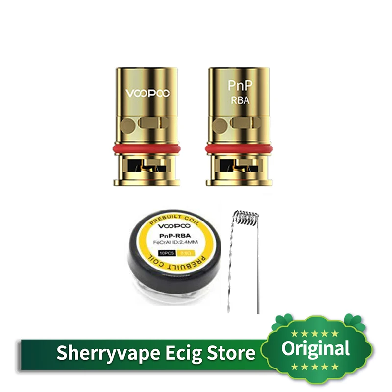 Original VOOPOO PnP RBA Coil DIY MTL Half-DL Resistance &PnP-RBA ...