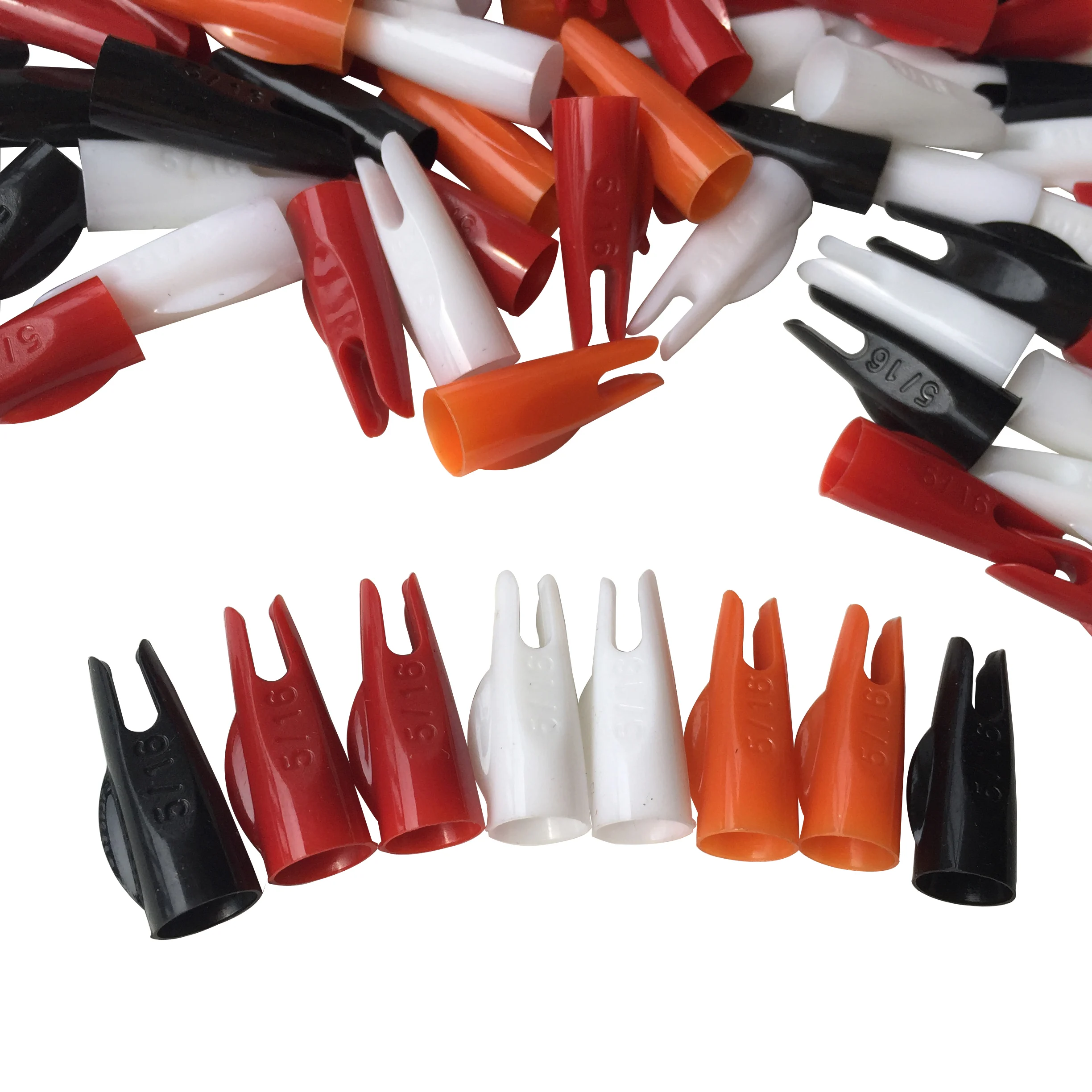 50Pcs-lot-5-16-Tapered-plastic-tail-arrow-Arrows-Nocks-for-OD-8mm-outer ...