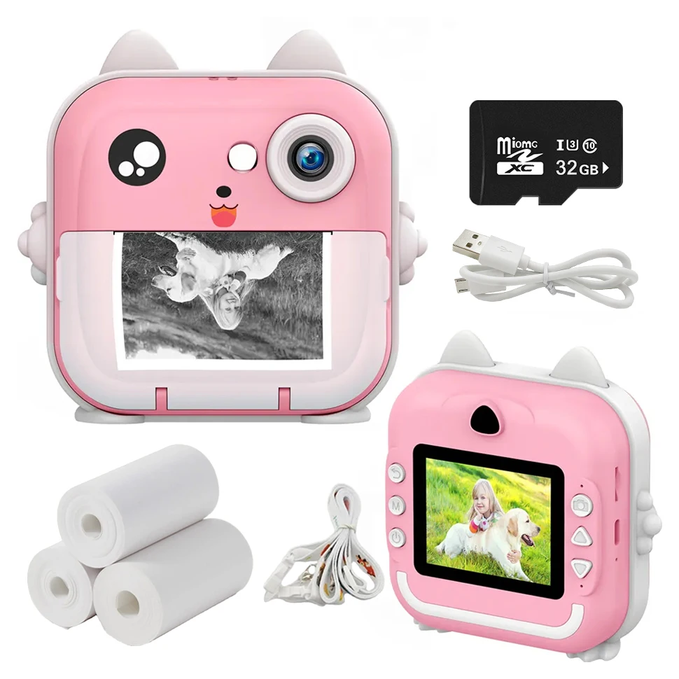 Kids-Instant-Print-Camera-With-Thermal-Printer-Children-s-Digital-Photo ...