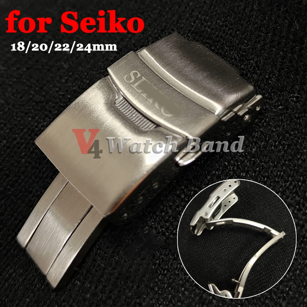 Solid-Folding-Buckle-for-Seiko-Watch-Band-18mm-20mm-22mm-24mm-Watch ...