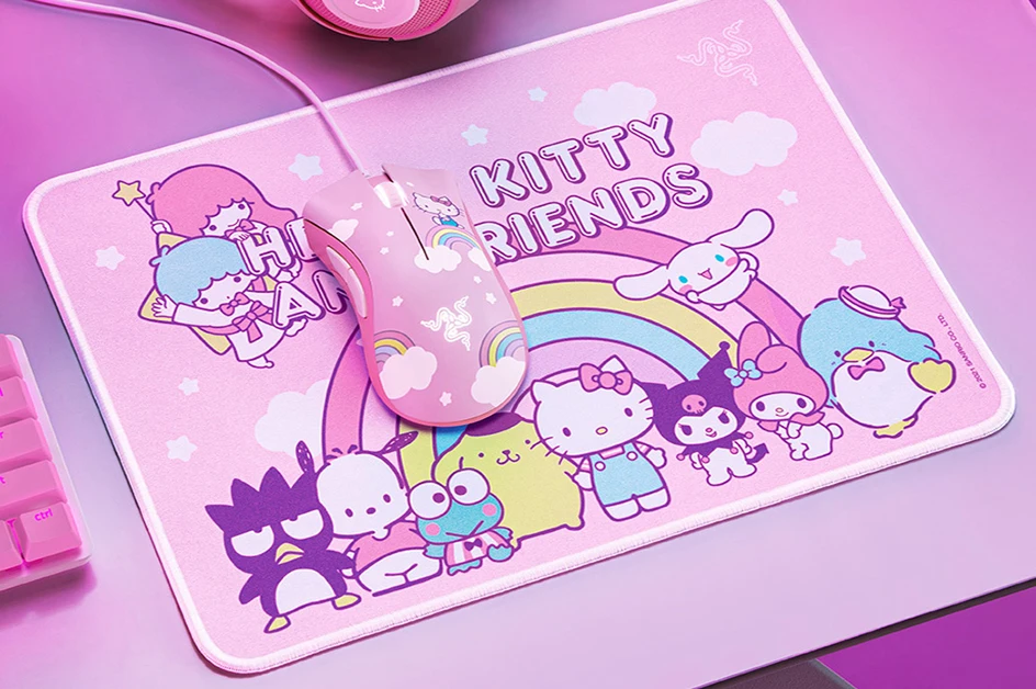 Mouse e Mousepad RAZER x Sanrio Hello Kitty e Amigos [Edição Limitada ...