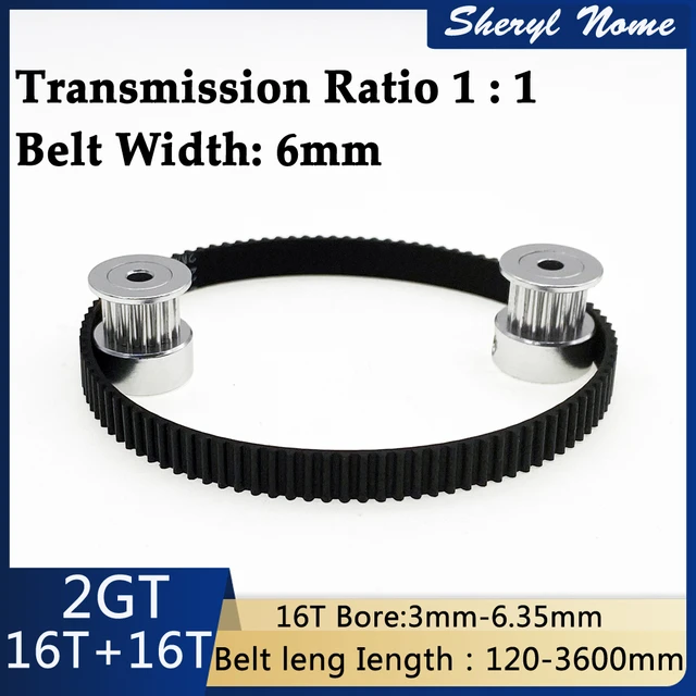 HTD 3M Timing Belt 300/303/306/309/312/315/318/321mm, 56% OFF
