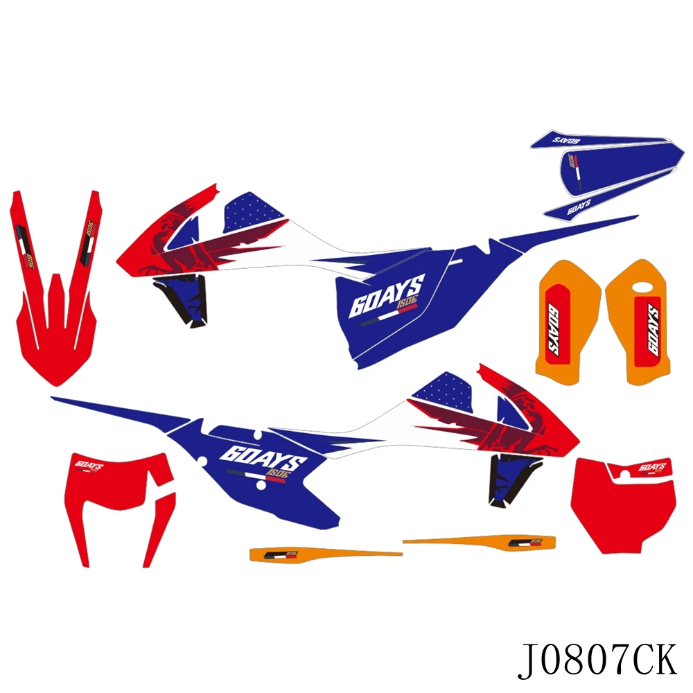 Ktm 125 250 350 450 500 sx sxf xc xcf 2016 2017 2018 exc excf xcw 2017 2018 2019グラフィックデカールステッカー ...