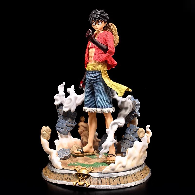 Bandai-One-Piece-Anime-Luffy-Figure-Overlord-Color-Large-Standing-Stage ...