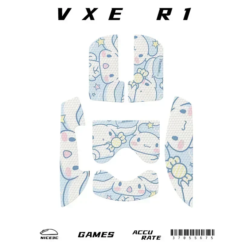 Vxe-R1pro-Max-cartoon-Mini-Mouse-Anti-Slip-Sticker-Universal-Mouse-R1 ...