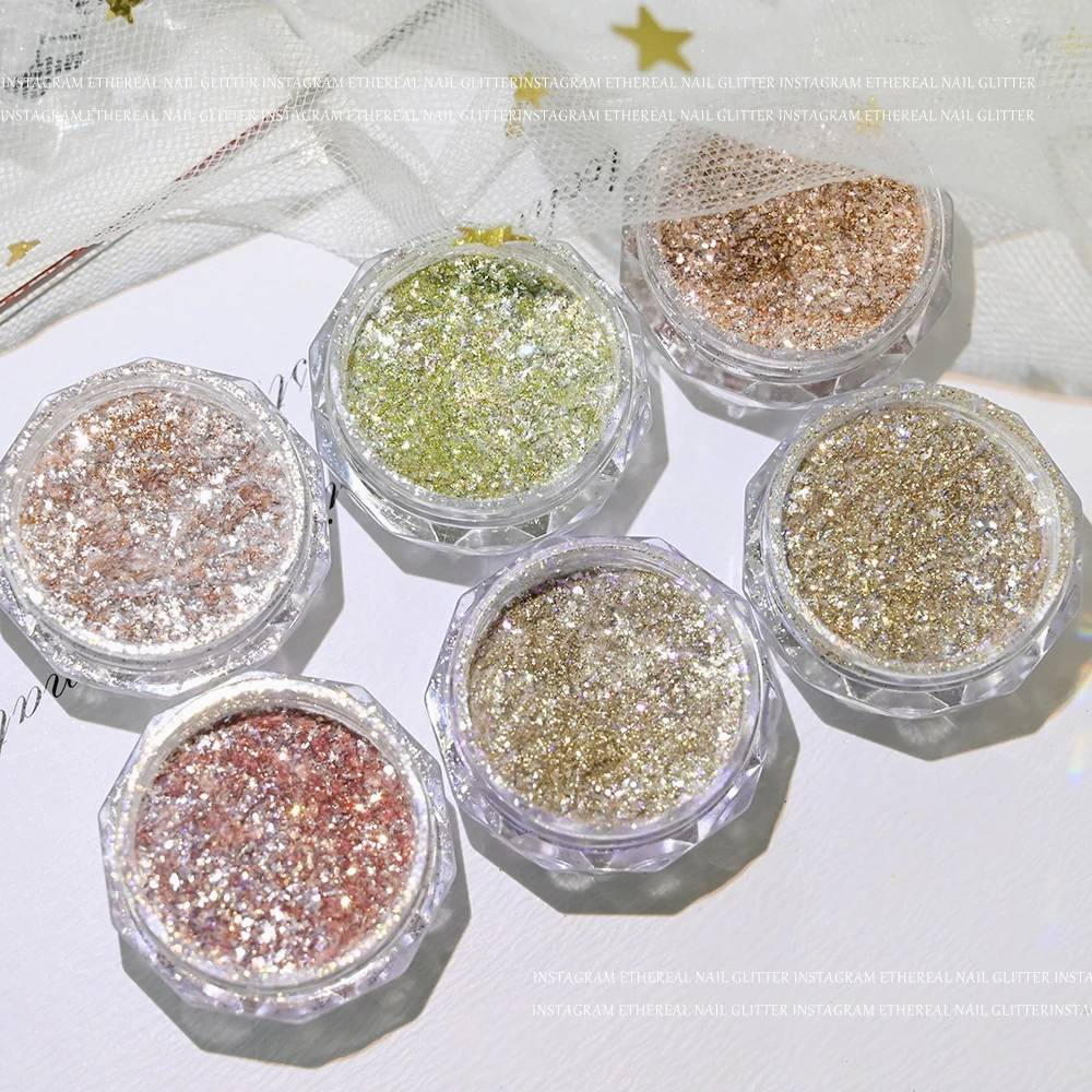 6-Colors-Set-Crystal-Diamond-Nail-Powder-Chameleon-Chrome-Nail-Glitter ...
