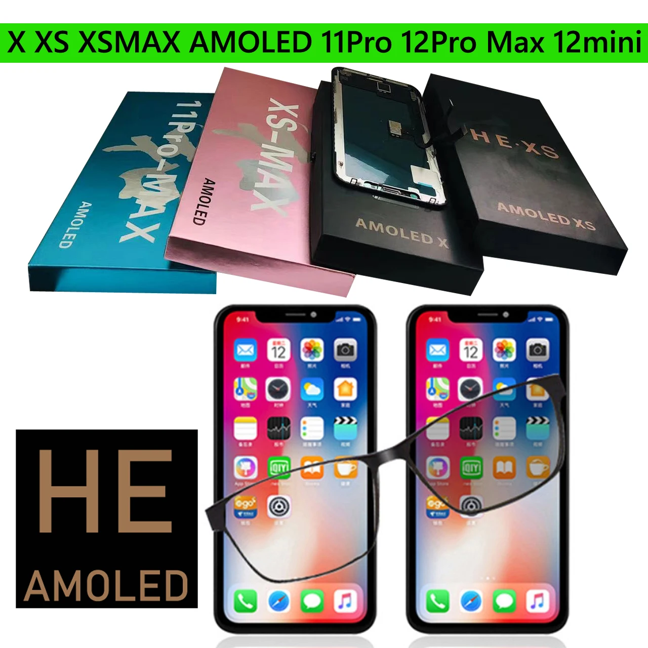 Iphone Xs Max Display True Tone | Iphone Xs Lcd Oled Digitizer - 5pcs ...