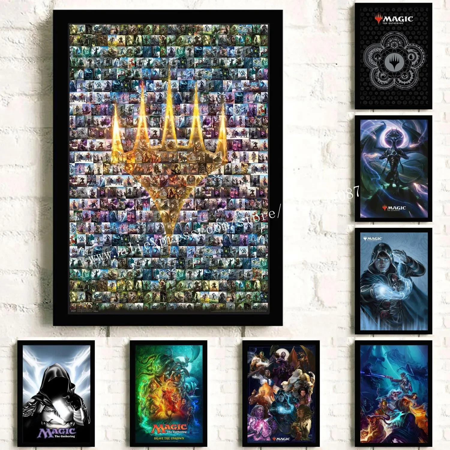 Classic-cartoon-game-Magic-The-Gathering-Poster-Decorative-Painting ...