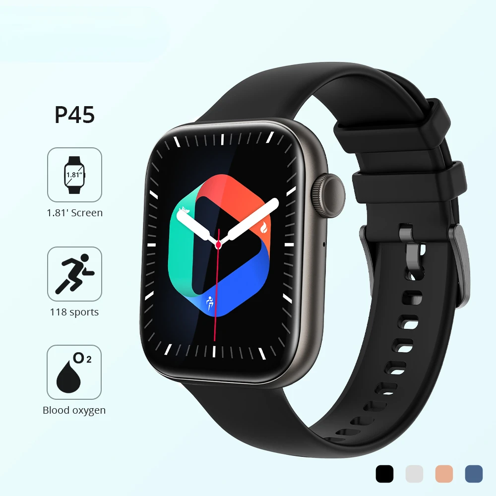 2023-New-P45-1-81-Inch-Bluetooth-Calling-Smartwatch-Men-Support-118 ...