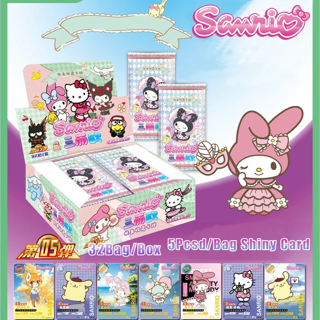 Sanrio Kuromi Hello Kitty Shining Card Cartoon My Melody Cinnamoroll ...