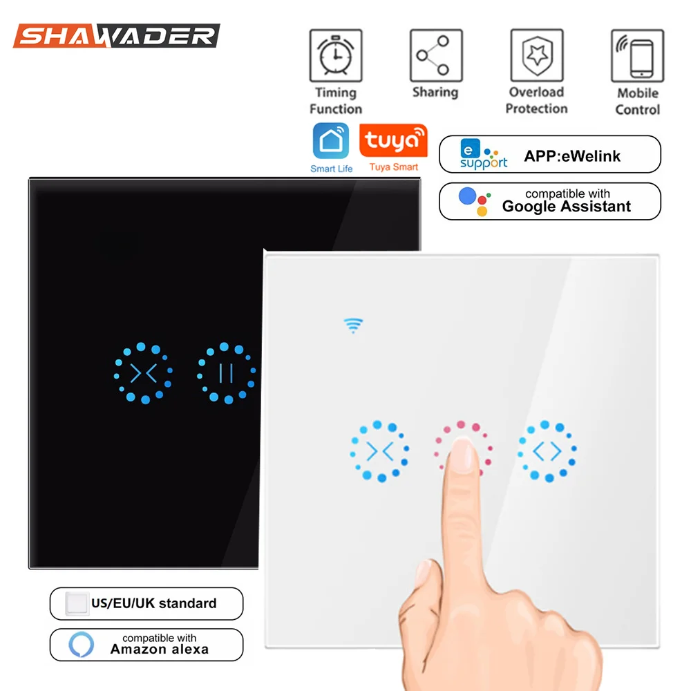 와이파이 Smartlife Ewelink Tuya 블라인드 커튼 스위치 셔터 시계 롤러 모터 관형 타이머 원격 제어 알렉사 구글 홈자동 커튼 컨트롤 시스템