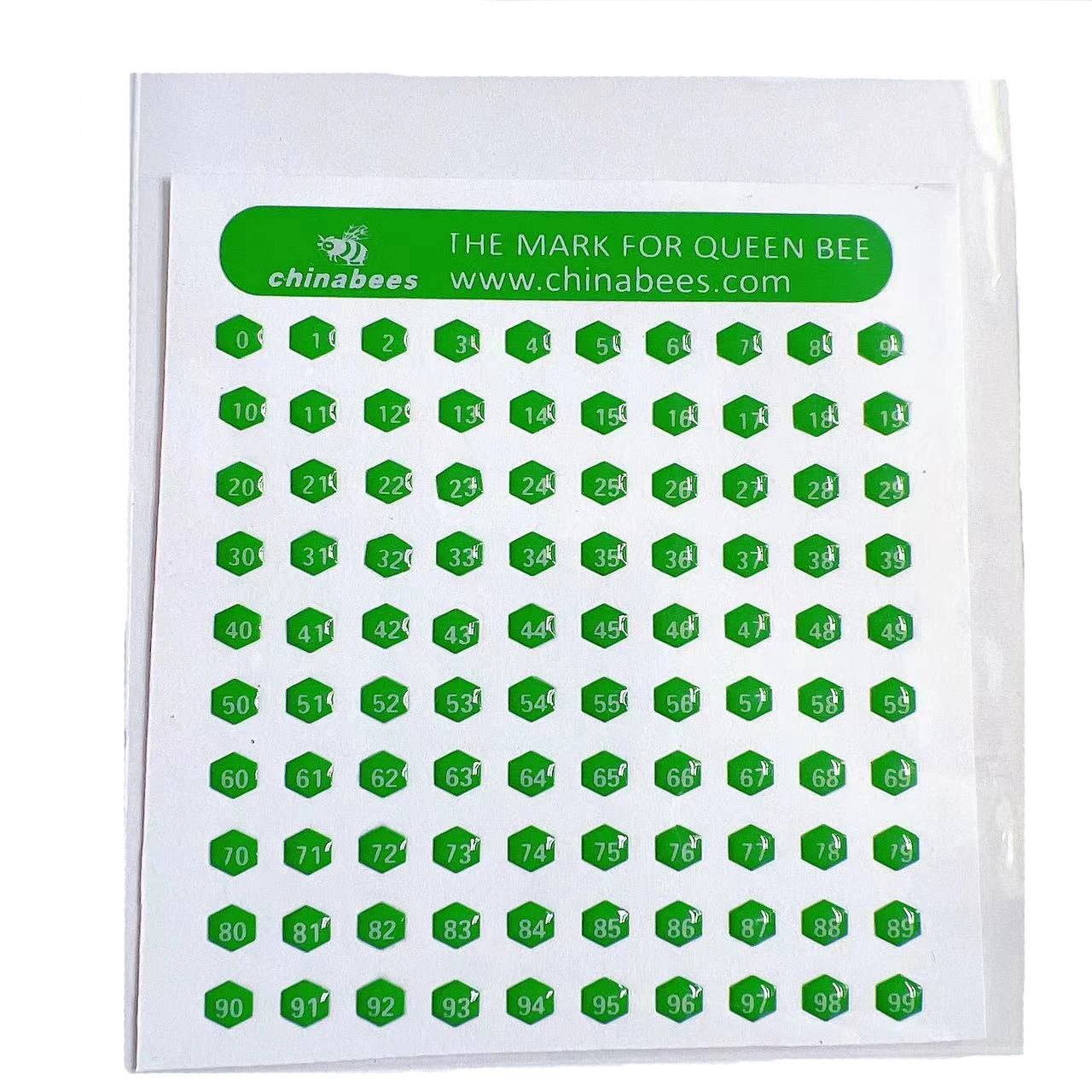 10pcs-Bee-breeding-tool-special-queen-mark-number-sticker-Beekeeping ...