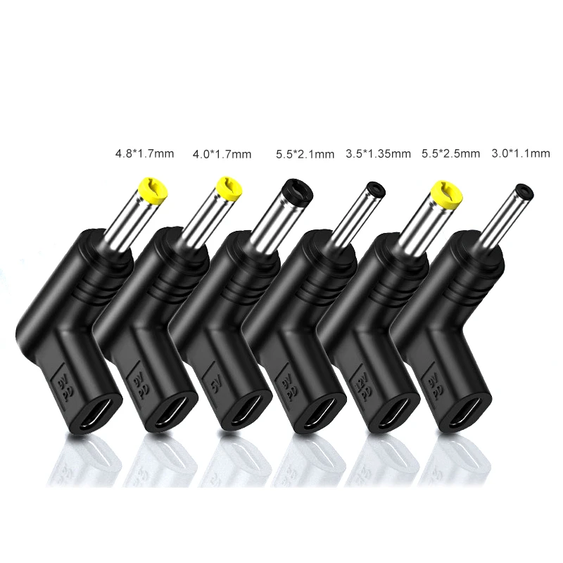 USB-C PD to DC Power Connector Universal 5V 9V 12V 19.5V Type C to DC ...