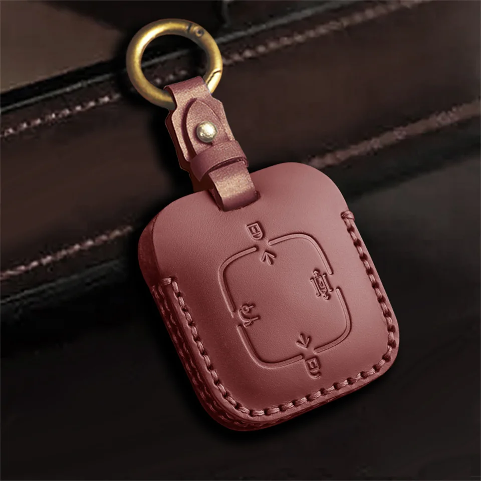 Leather-Car-Key-Case-Cover-for-Zeekr-001-Protection-Key-Chain-Keychain ...