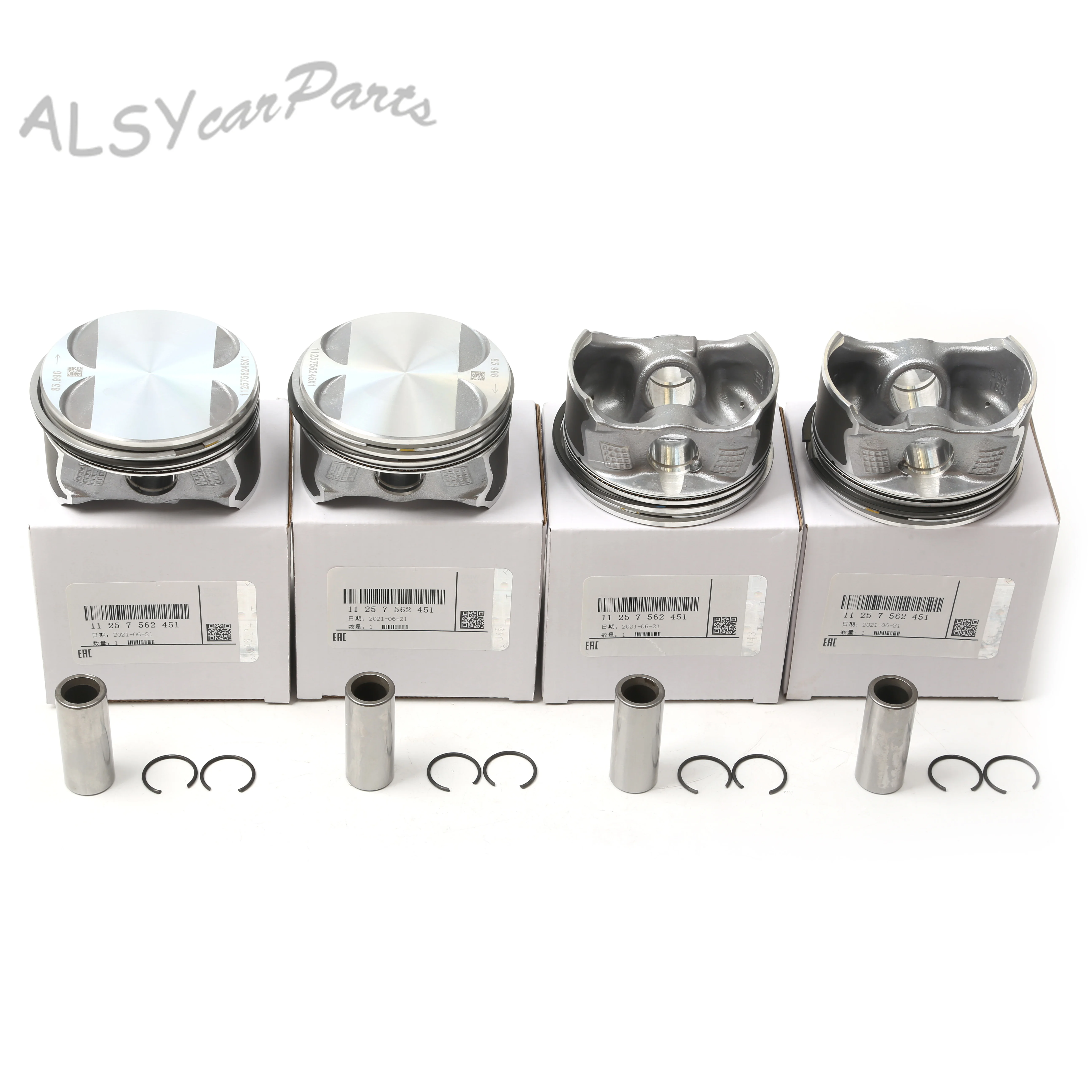 11257562451 Engine Pistons Set For BMW N43B20 N46B20 120 I, 58% OFF