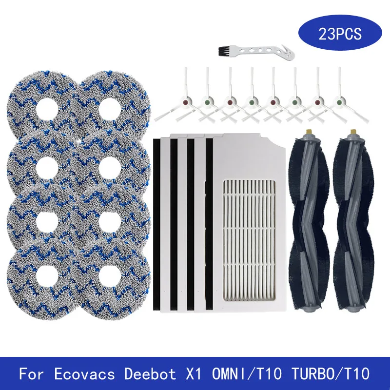 Original For Ecovacs Deebot X1 Omni T10 Turbo/ T10 Vacuum Cleaner Robot Filter Side Brush ...